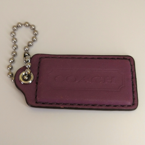 Coach | Bags | Coach Purple Hang Tag Fob Replacement | Poshmark
